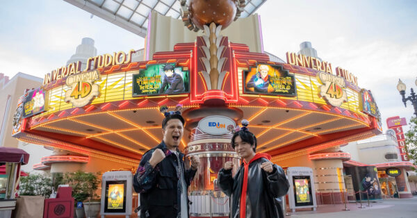 【写真】USJ「呪術廻戦」声優・榎木淳弥＆木村昴が4Dアトラクションを体験｜あとなびマガジン