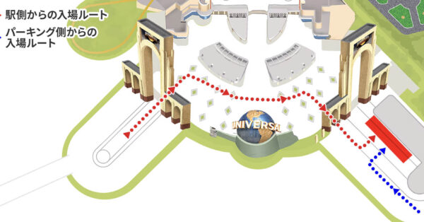 USJ、荷物検査に金属探知機＆X線検査装置を導入 入場ルートを駐車場側に統一｜あとなびマガジン